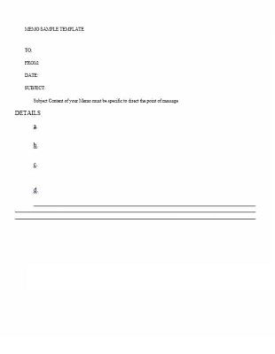 44 Free Office Memo Templates using MS Word and in PDF Format