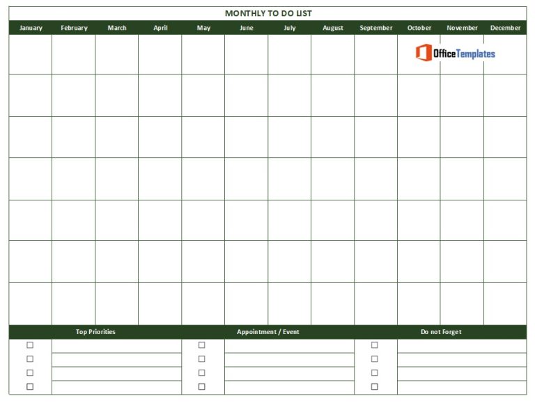 Franklin Planner Templates - Office Templates